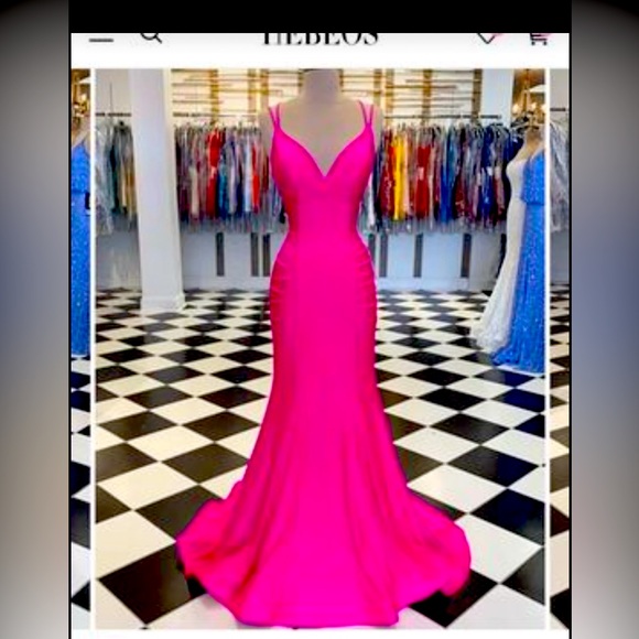 Hebeos | Dresses | Bright Pink And Gorgeous Formal Dress | Poshmark